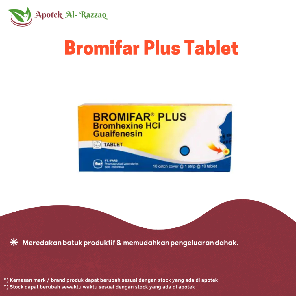 Jual Bromifar Plus STrip 10 Tablet - Batuk Berdahak | Shopee Indonesia