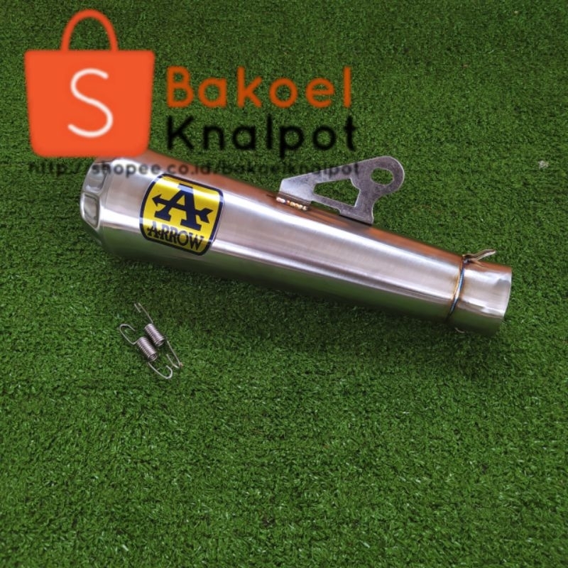 Jual Knalpot ARROW Universal inlet 38-50mm (Silencer Only) | Shopee ...