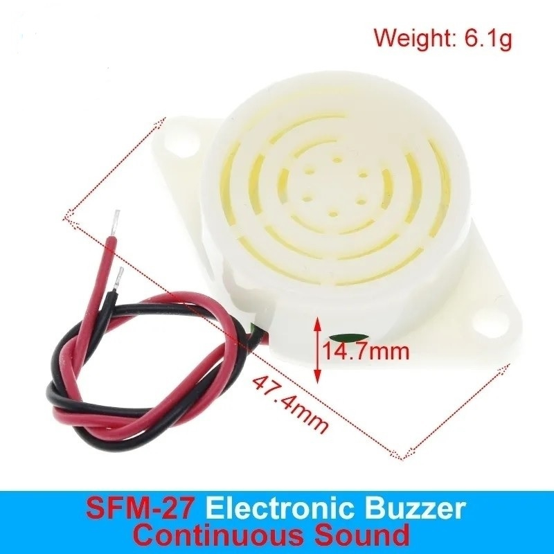 Jual BUZZER AKTIF SFM -27 BUZER ACTIVE 3V-24V 3-24 VOLT | Shopee Indonesia