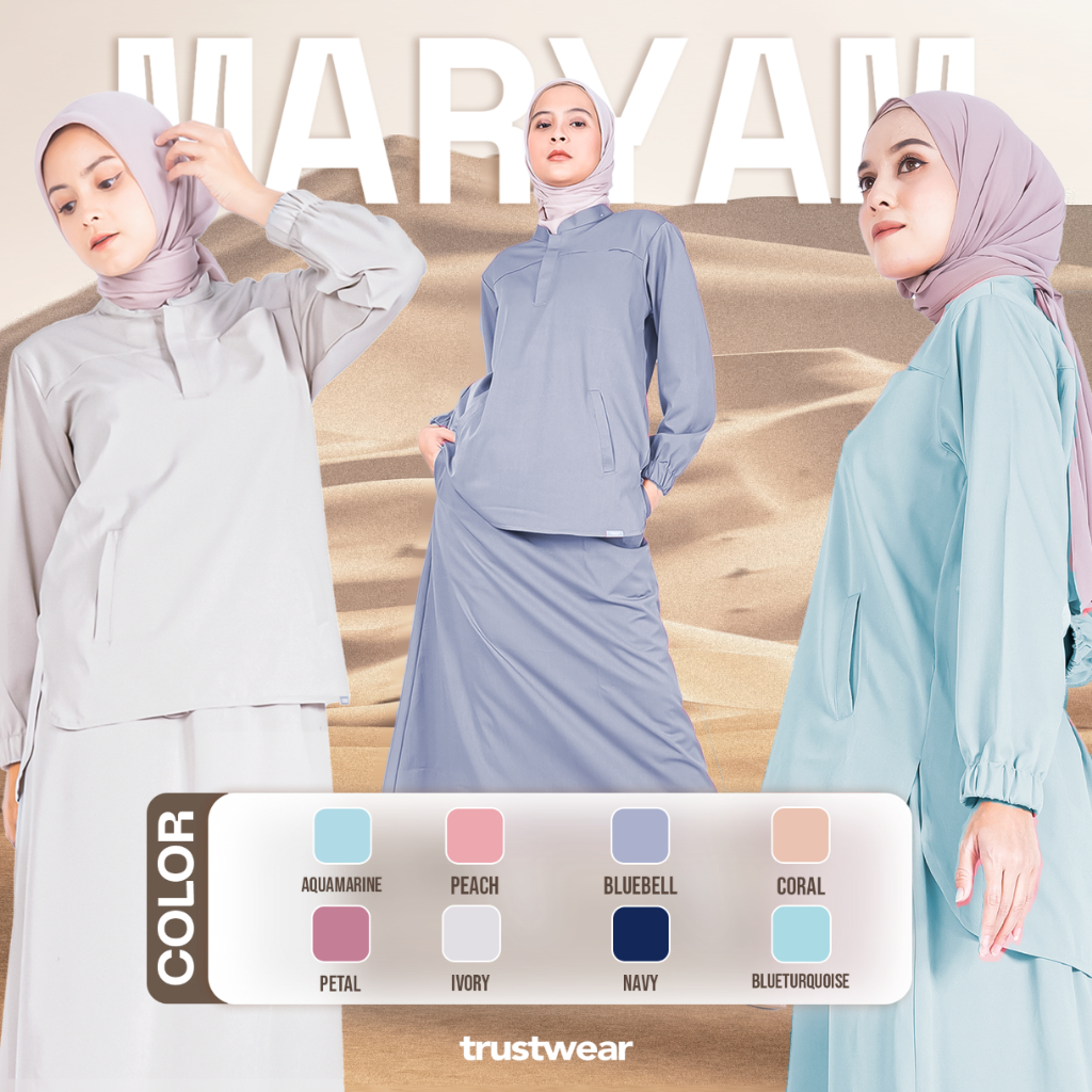 Jual [Scrubs Maryam] Doctor's Scrub/Set Baju Rok Jaga OKA OK Perawat ...