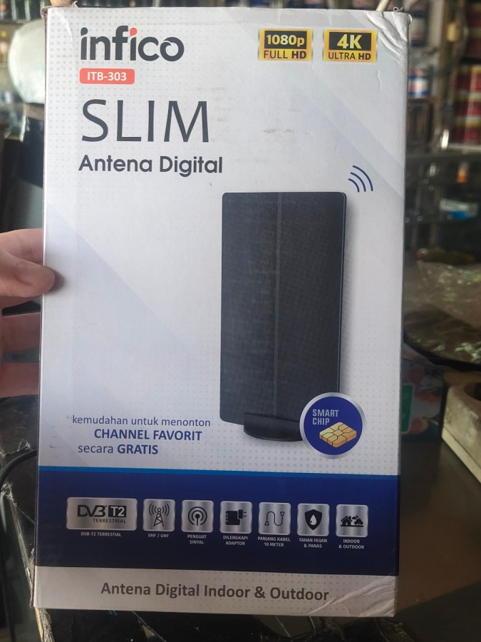 Jual Infico ITB-303 Slim Digital Antenna | Shopee Indonesia