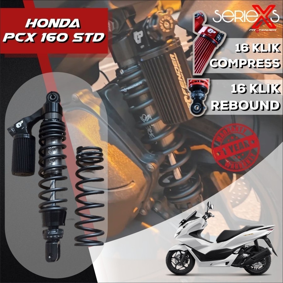 Jual Shockbreaker Profender Honda PCX 160 365mm sokbreaker belakang sp | Shopee Indonesia
