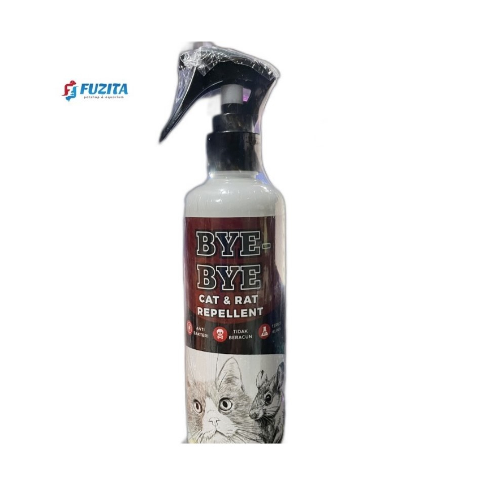 Jual BYE BYE Cat & Rat Repellent Spray 250ML Usir Tikus Kucing buang ...
