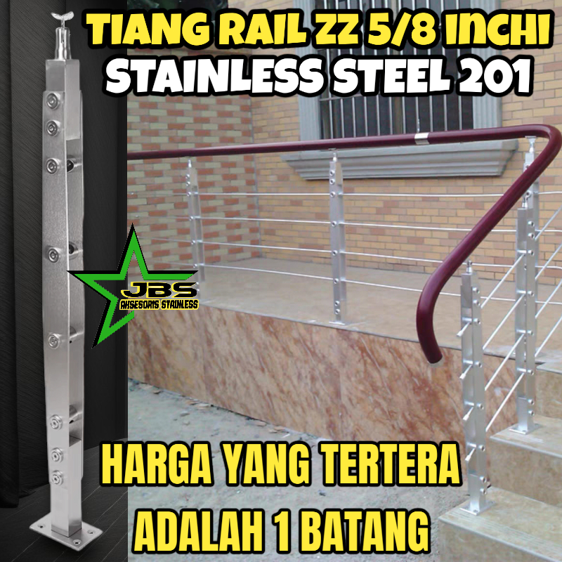 Jual TIANG RAIL SS 201 ZZ 5/8" | TIANG RAILING TANGGA STAINLESS ...