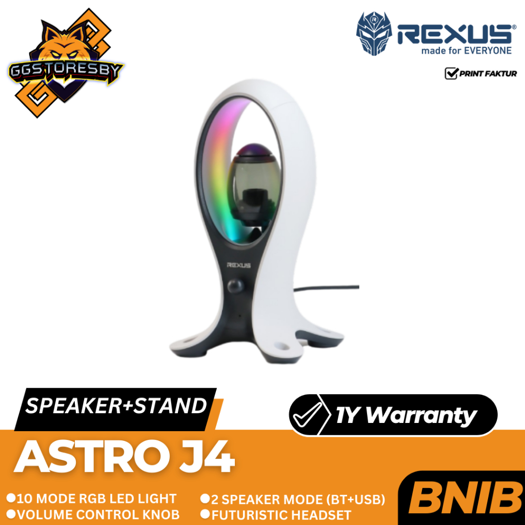 Jual Rexus Astro J4 Headset Stand Speaker | Shopee Indonesia