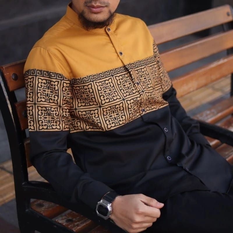 Jual kemko lengan panjang batik by marajo | Shopee Indonesia