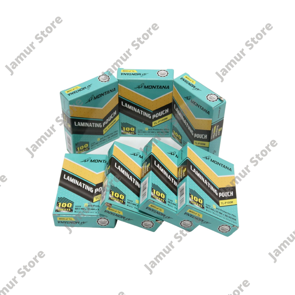 Jual Plastik Laminating KTP / Laminating KTP Montana 100 - Micron ...