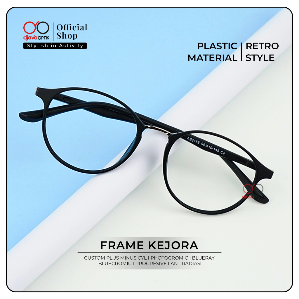 Jual DJAVA OPTIK - Frame Kejora - Kacamata Korea Oval Kecil Unisex Terbaru | Shopee Indonesia
