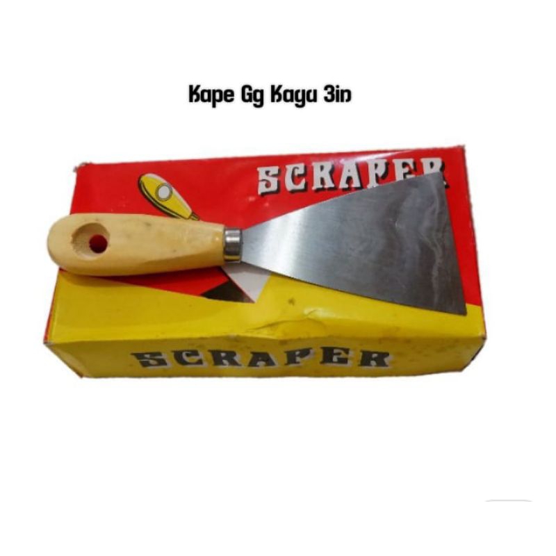 Jual Scraper/Kape gagang kayu 3 inch | Shopee Indonesia