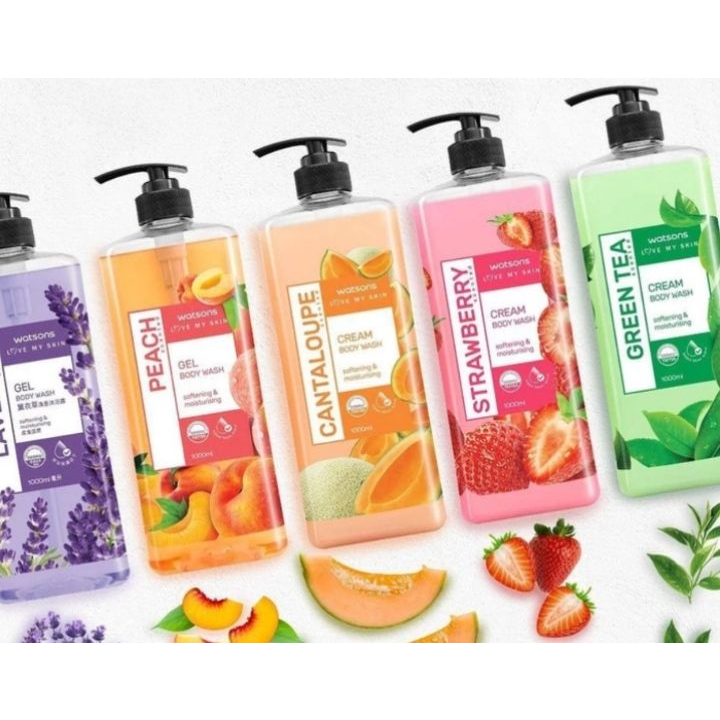 Jual Body Wash Watsons Scented 1000ml | Shopee Indonesia