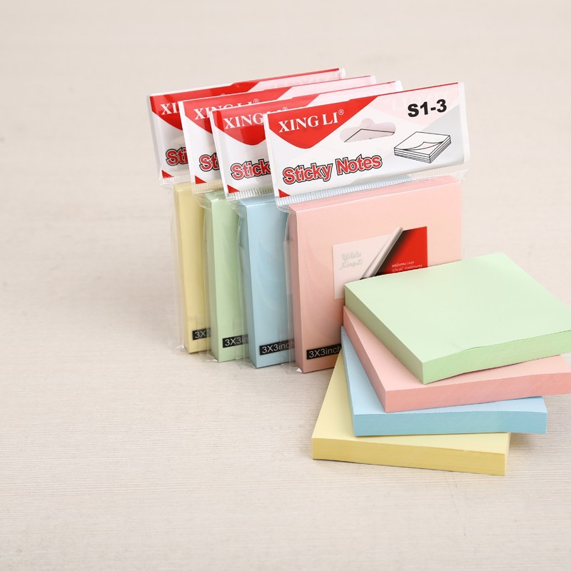 Jual Sticky Notes Polos 76x76MM 100lembar Kertas Catatan Kecil Mini ...