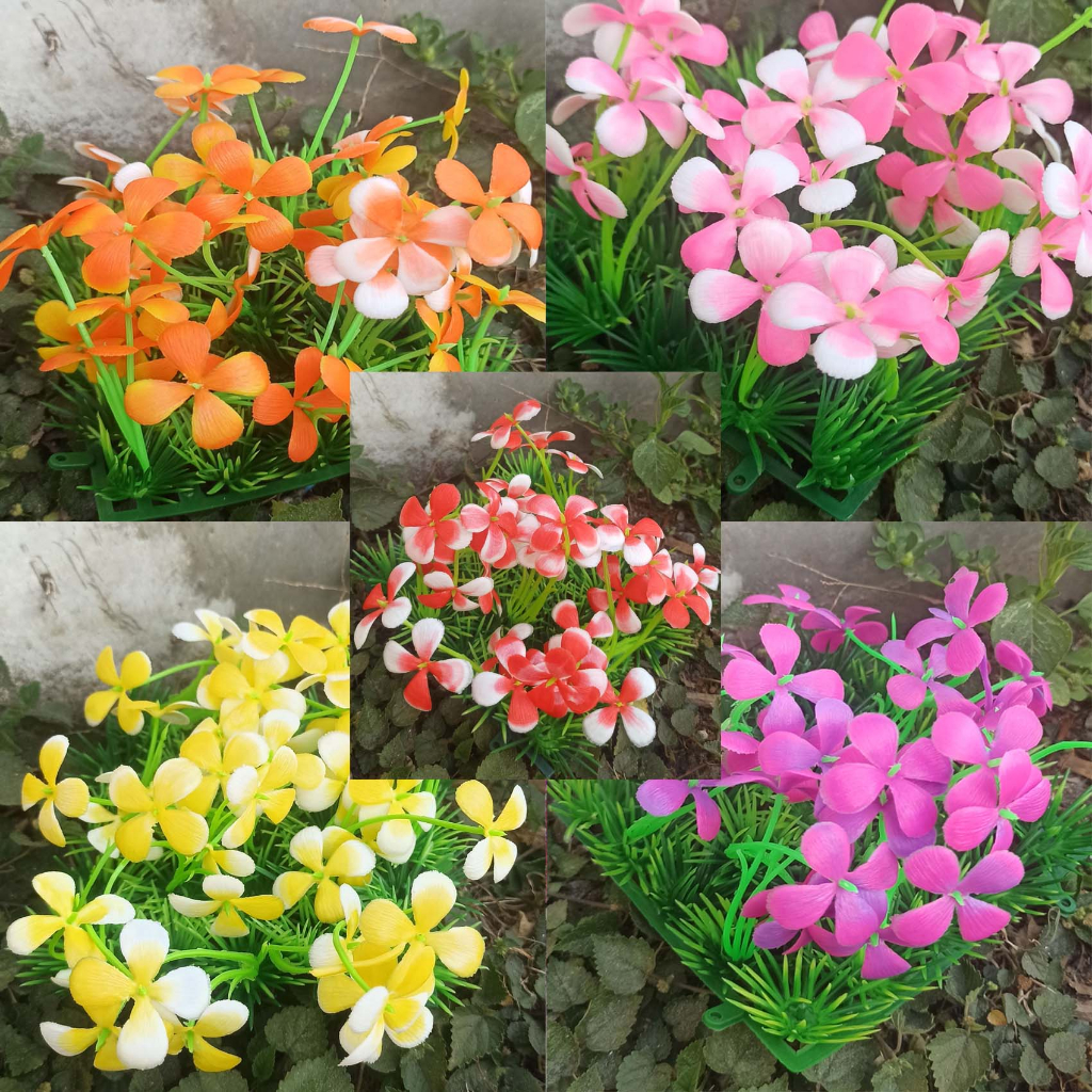 Jual ornamen aquarium rumput bunga kamboja, bunga kamboja, rumput bunga ...