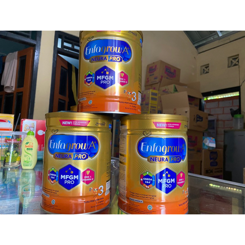 Jual Susu Enfagrow A+3 Neuro pro Vanila 800gr | Shopee Indonesia