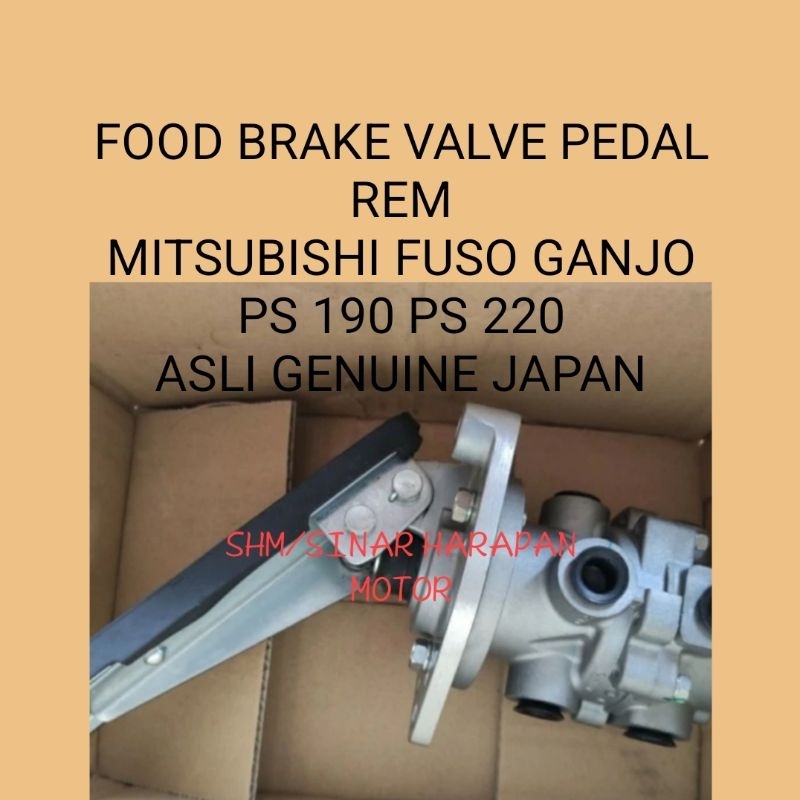 Jual PEDAL REM FUSO 220PS 6D22 FOOT BRAKE VALVE GANJO ASLI JAPAN 241 ...