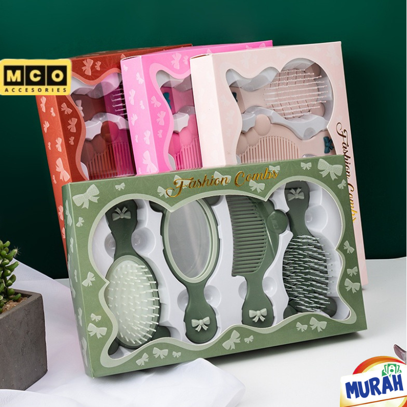 Jual Set Gift Box Isi 4 Sisir Kaca Ukuran Kecil Kado Anak Perempuan ...