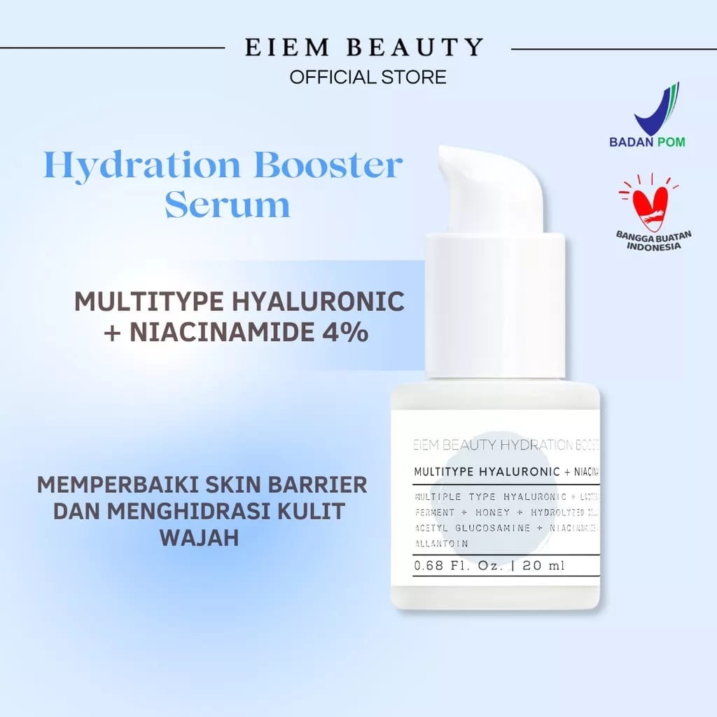 Jual EIEM BEAUTY Hydrating Booster Serum | Acne + Anti Aging Serum ...