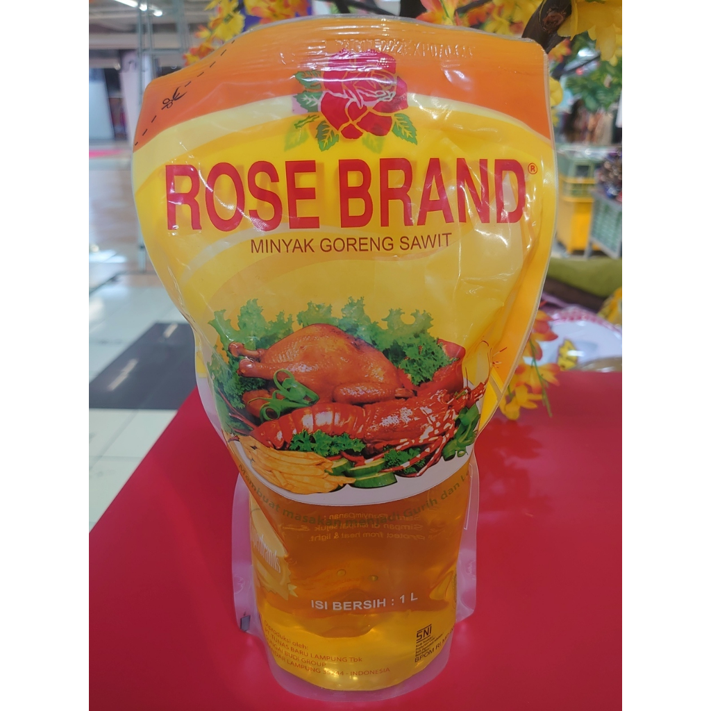 Jual Minyak goreng Rosebrand kemasan refill 1 liter spm | Shopee Indonesia