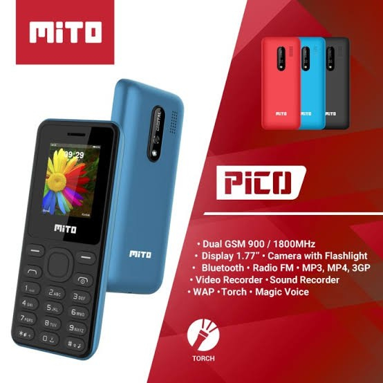 Jual HP MITO Bergaransi Hp 101 PICO Magic Voice Hp Tombol Jadul Dual ...