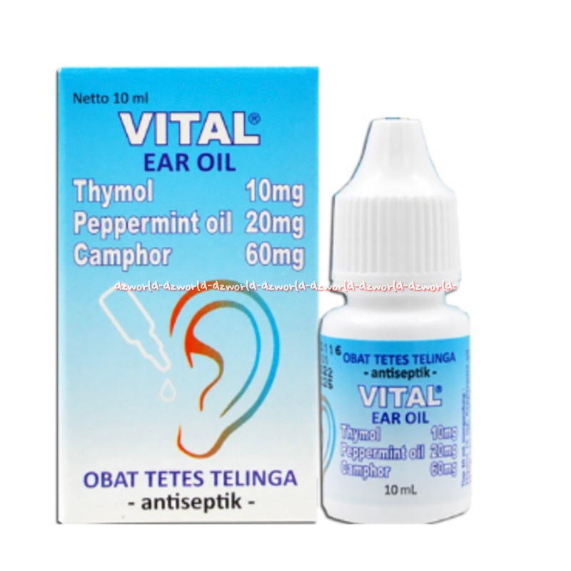 Jual Vital Ear Oil Vital 10ml Pembersih Obat Tetes Telinga Antiseptik ...