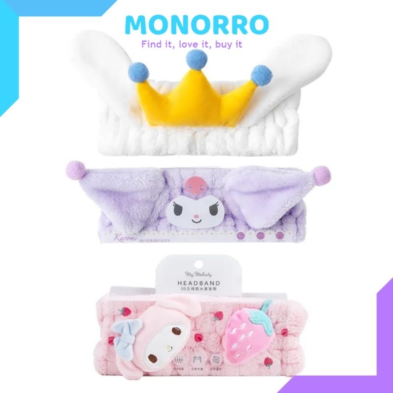 Jual Headband Sanrio Bandana Sanrio Bando Sanrio Minisi | Shopee Indonesia