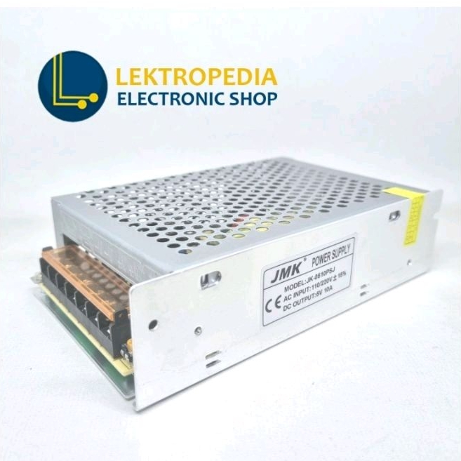 Jual Adaptor Power Supply 5V 10A JMK Ram Besi Jaring | Shopee Indonesia