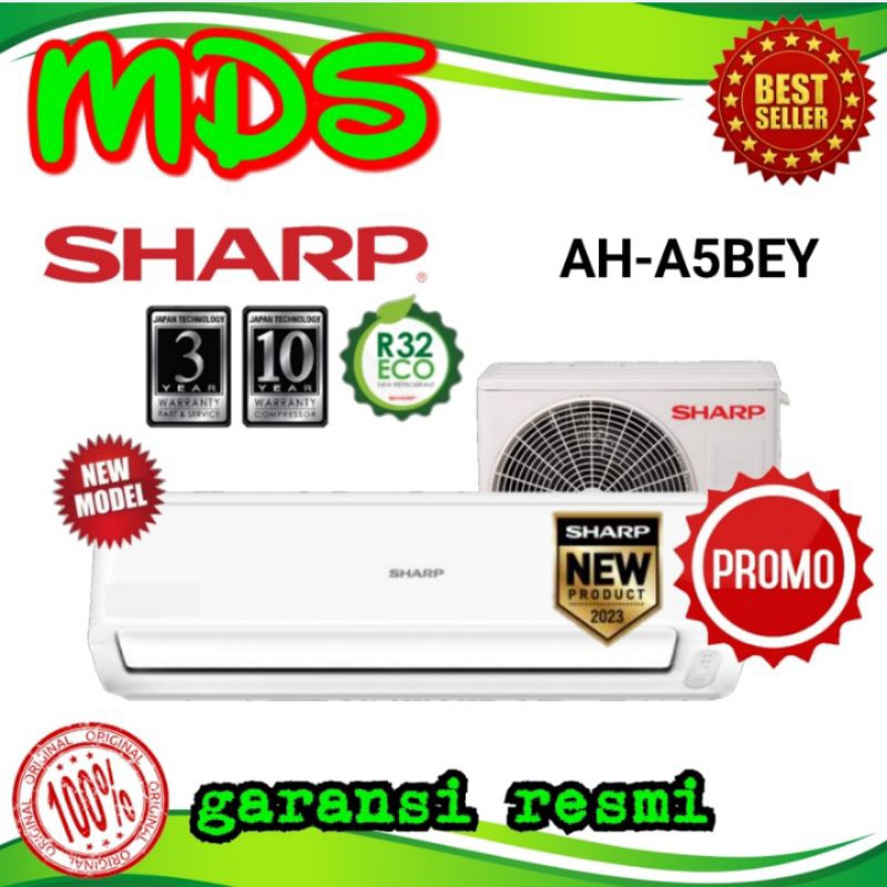 Jual AC SHARP AH - A 5 ZCY 1/2PK LOW WATT HARGA AH - A 5 ZCY + PASANG INSTALASI | Shopee Indonesia