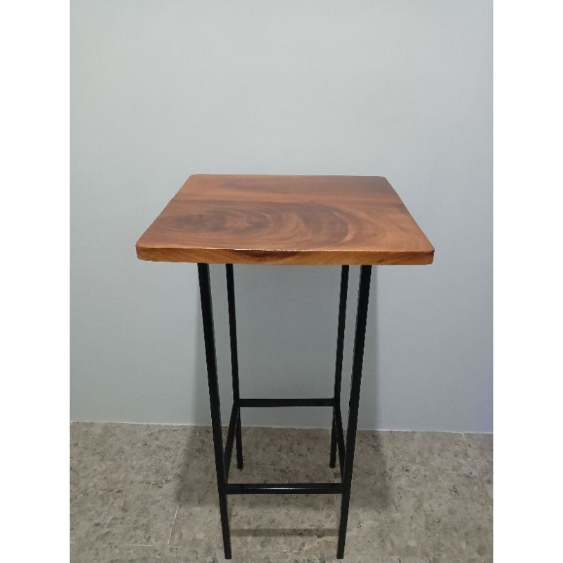 Jual meja bar/meja cafe/meja coffee shop besi holo tinggi 100 cm (UK ...