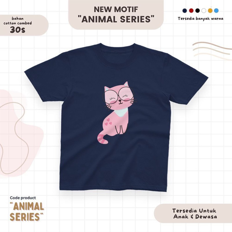 Jual Kaos Animal Series ( Bisa Couple Keluarga) | Shopee Indonesia