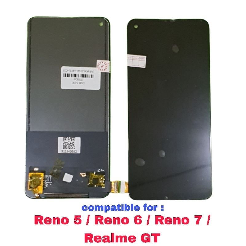 Jual lcd ts touchscreen oppo reno 5 4g/reno 5 5g/reno 6 4g/reno 6 5g ...