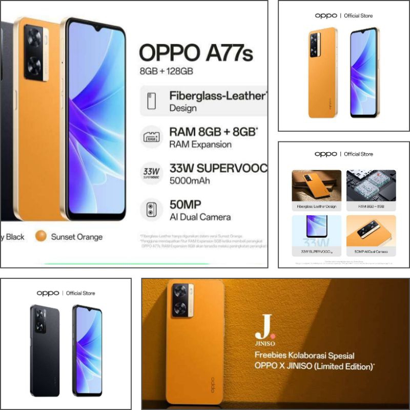 Jual OPPO Smartphone A77s 8GB 128GB | Shopee Indonesia