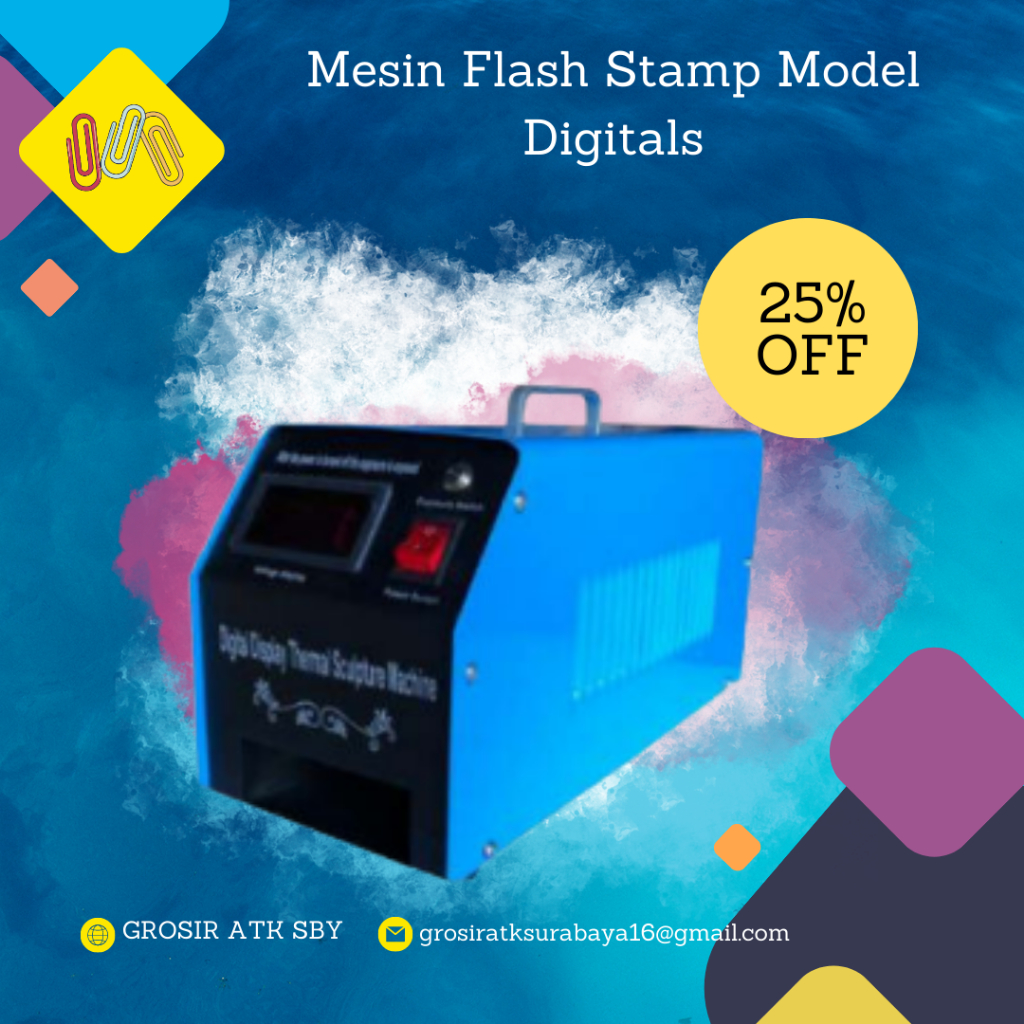 Jual Mesin Stempel Flash / Flash Stamp Machine (Digitals) Model Digital ...