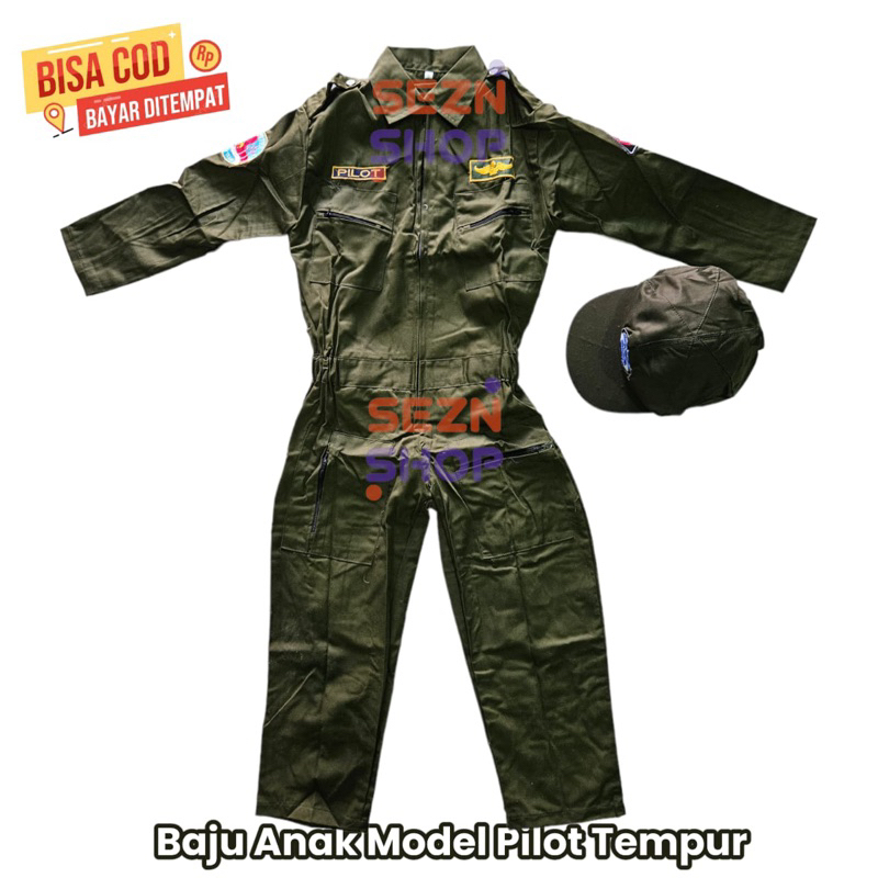 Jual Baju Pilot sukhoi / Baju Pilot tempur anak | Shopee Indonesia