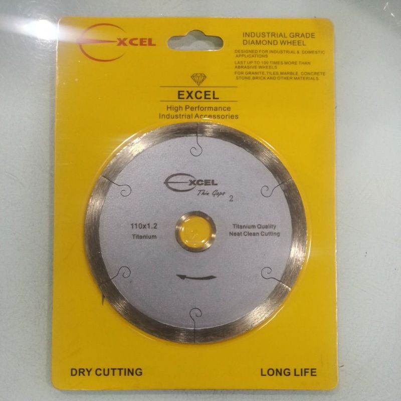 Jual Diamond Wheel Excel Wayang 4" / Pisau Excel For Granit, Tile ...
