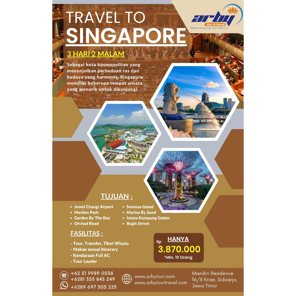 Jual Singapore 3 Day 2 Night Travel Package | Shopee Indonesia