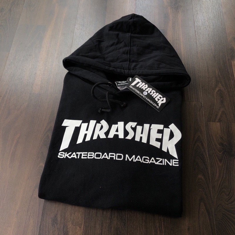 Jual Jaket Sweater Hoodie Trasher Magazine Flame FullTag Lebel | Shopee ...