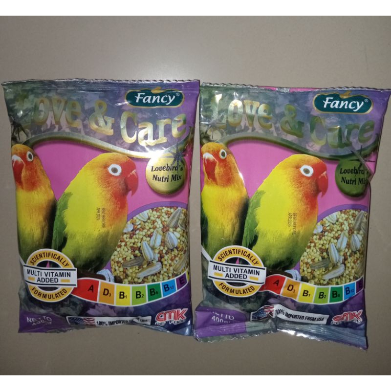 Jual Fancy Love & Care Pakan Burung 400g | Shopee Indonesia