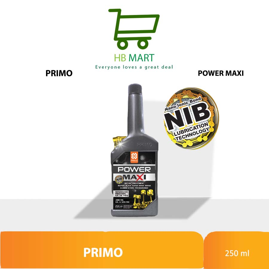 Jual POWER MAXI PRIMO NANO OIL ADDITIVE ORIGINAL METAL TREATMENT ...