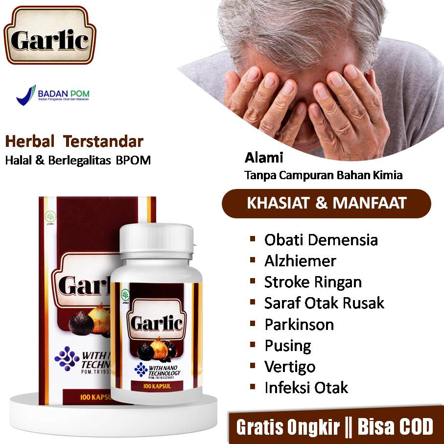 Jual Obat Demensia, Alzhiemer, Stroke Ringan, Saraf Otak Rusak ...