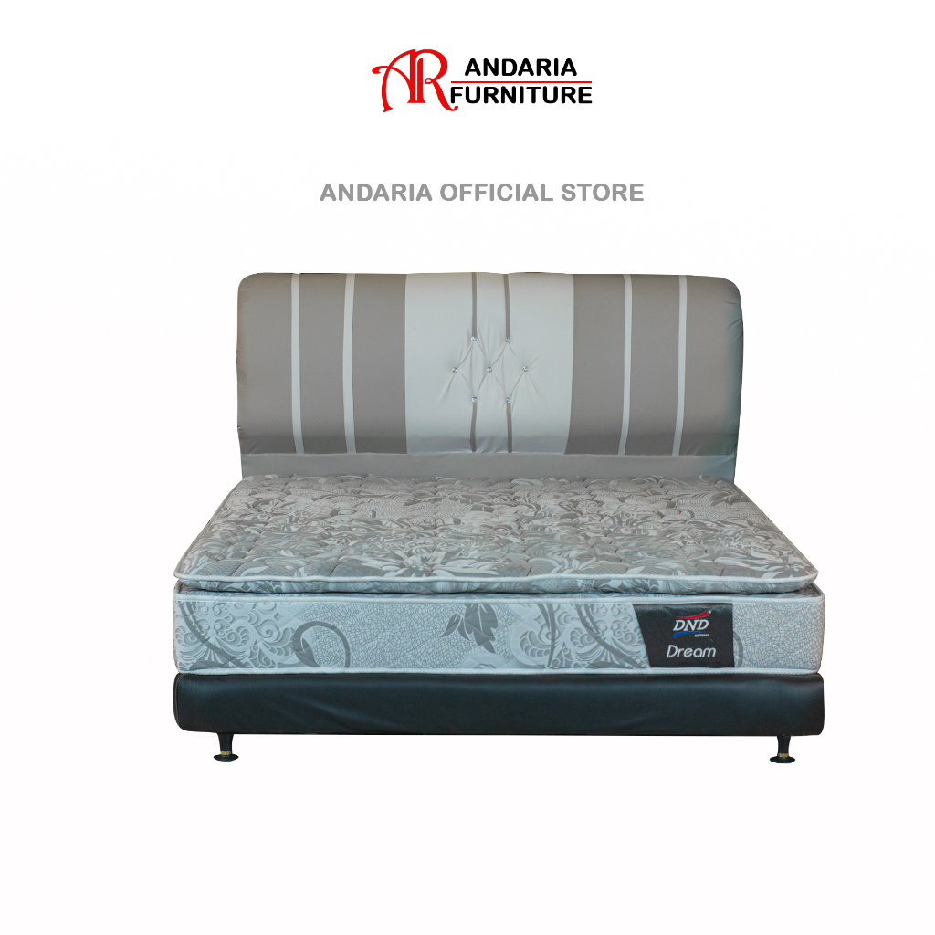 Jual Kasur Springbed SPT Grey | DND Collection | Dipan Box | Set Kasur ...