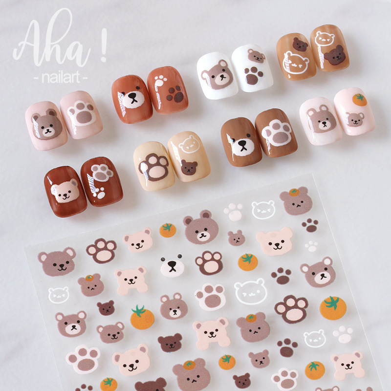 Jual Sticker kuku nail Sticker Rabbit - Unicorn - Bear - teddy n ...