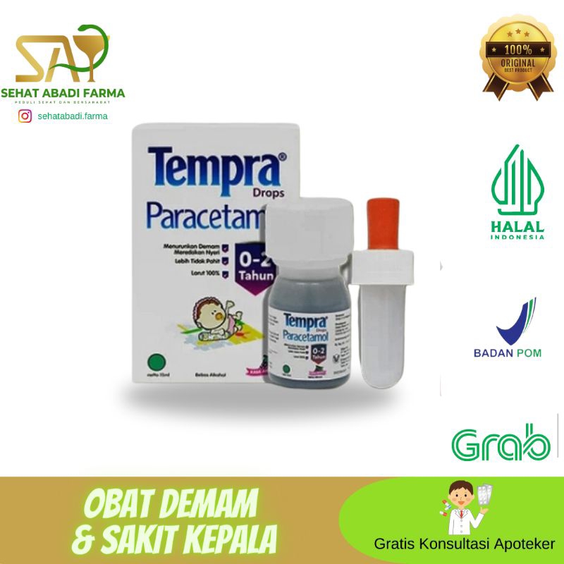 Jual Tempra Drops Syrup Rasa Anggur 15 ml | Shopee Indonesia