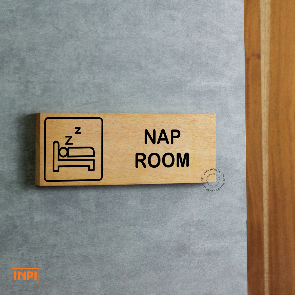 Jual signage nap room - wall signage - penanda ruang istirahat - sign ...
