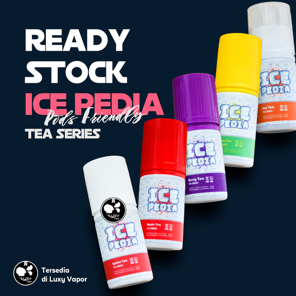 Jual Ice Pedia Icepedia Tea Series Apple Berry Ice Tea Lemon Lychee ...
