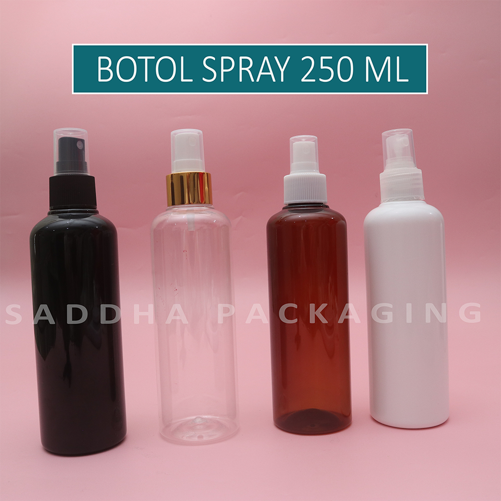 Jual Botol Spray 250 ml PET / Botol Parfum 250ml / Botol Sprayer ...