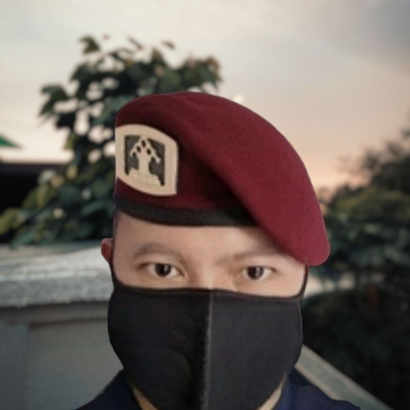 Jual BARET KUMHAM MERK CAMEL ASLI MARUN TERBARU TOPI BARET LAPAS ...