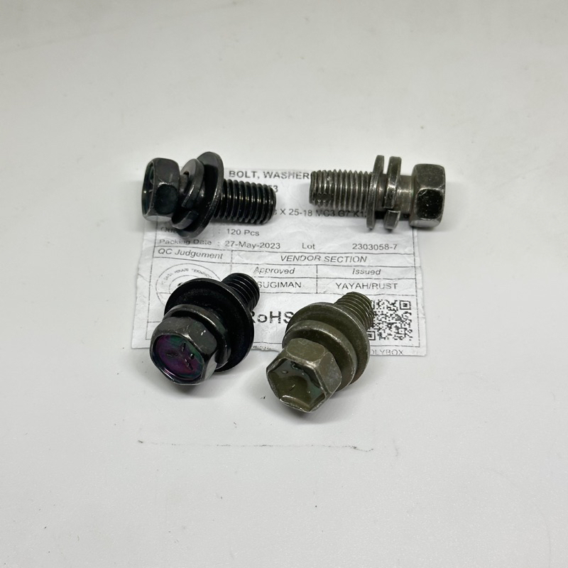 Jual BAUT 14 RING DABEL M10 baut jok toyota fortuner original | Shopee ...