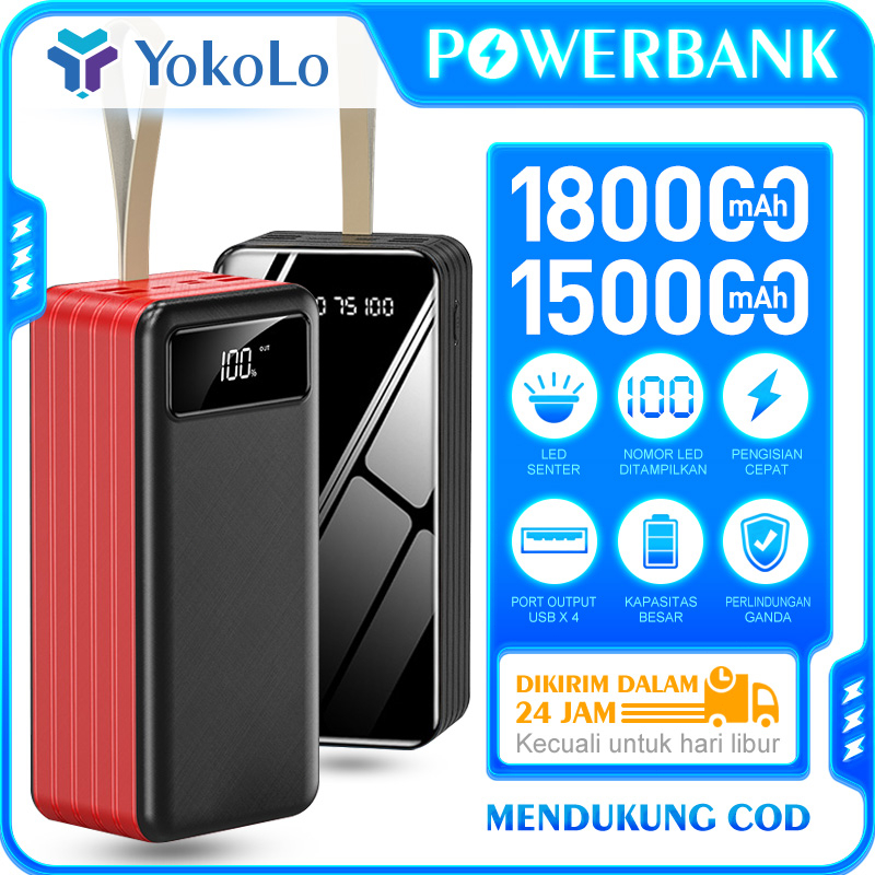 Jual Power bank High capacity 150000mAh 180000mAh Banyak gaya 100000mah ...