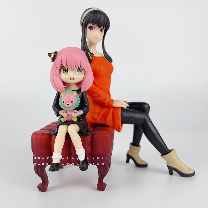 Jual ACTION FIGURE SET SPY X FAMILY ANYA FORGER CUTE CHIBI FACE ...