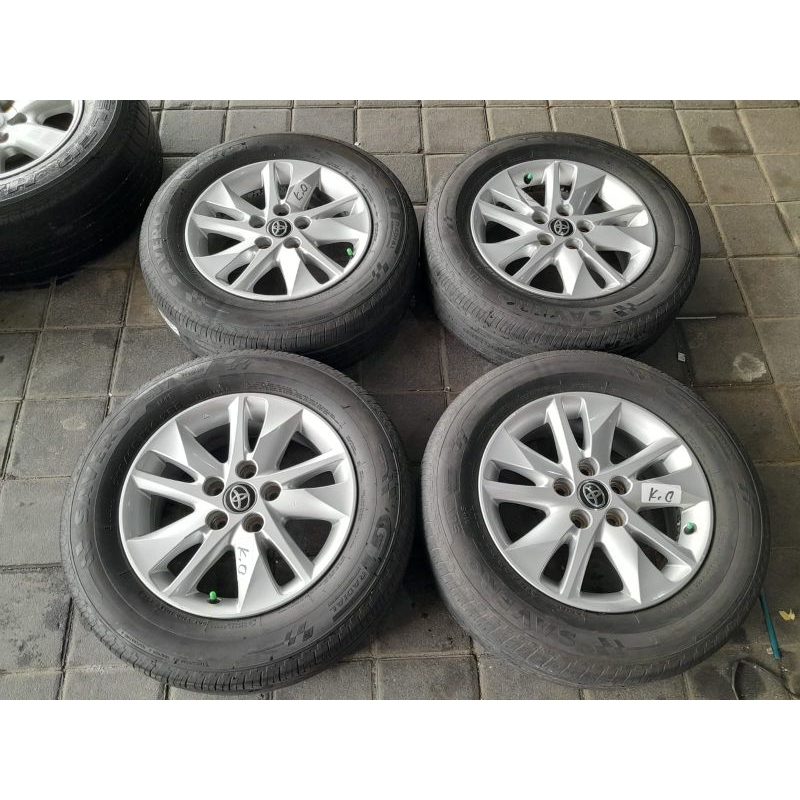 Jual VELG DAN BAN BEKAS MOBIL OEM COPOTAN INNOVA RING 16 BAUT 5X114.3 ...