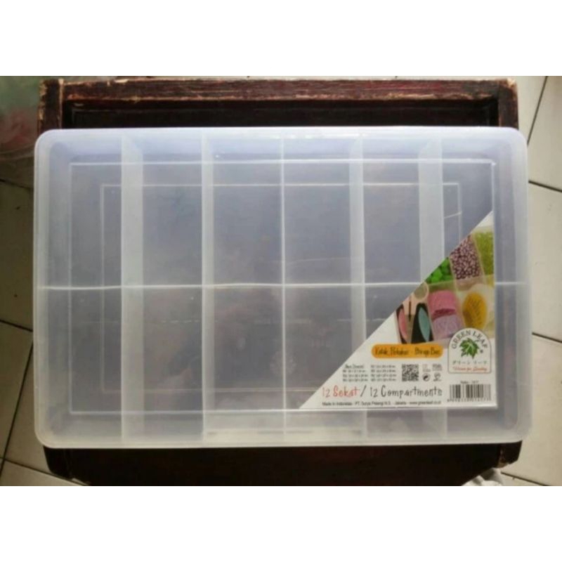 Jual KOTAK PERKAKAS BAUT/BOX PENYIMPANAN AKSESORIS REIKO 1417 GREEN ...